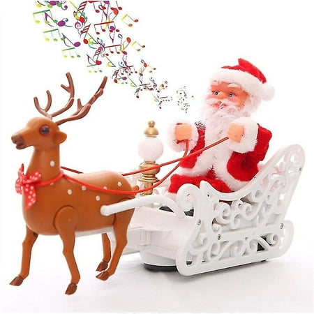 Musical Santa Claus Toy Electric Singing Walking Christmas Toy Santa ...