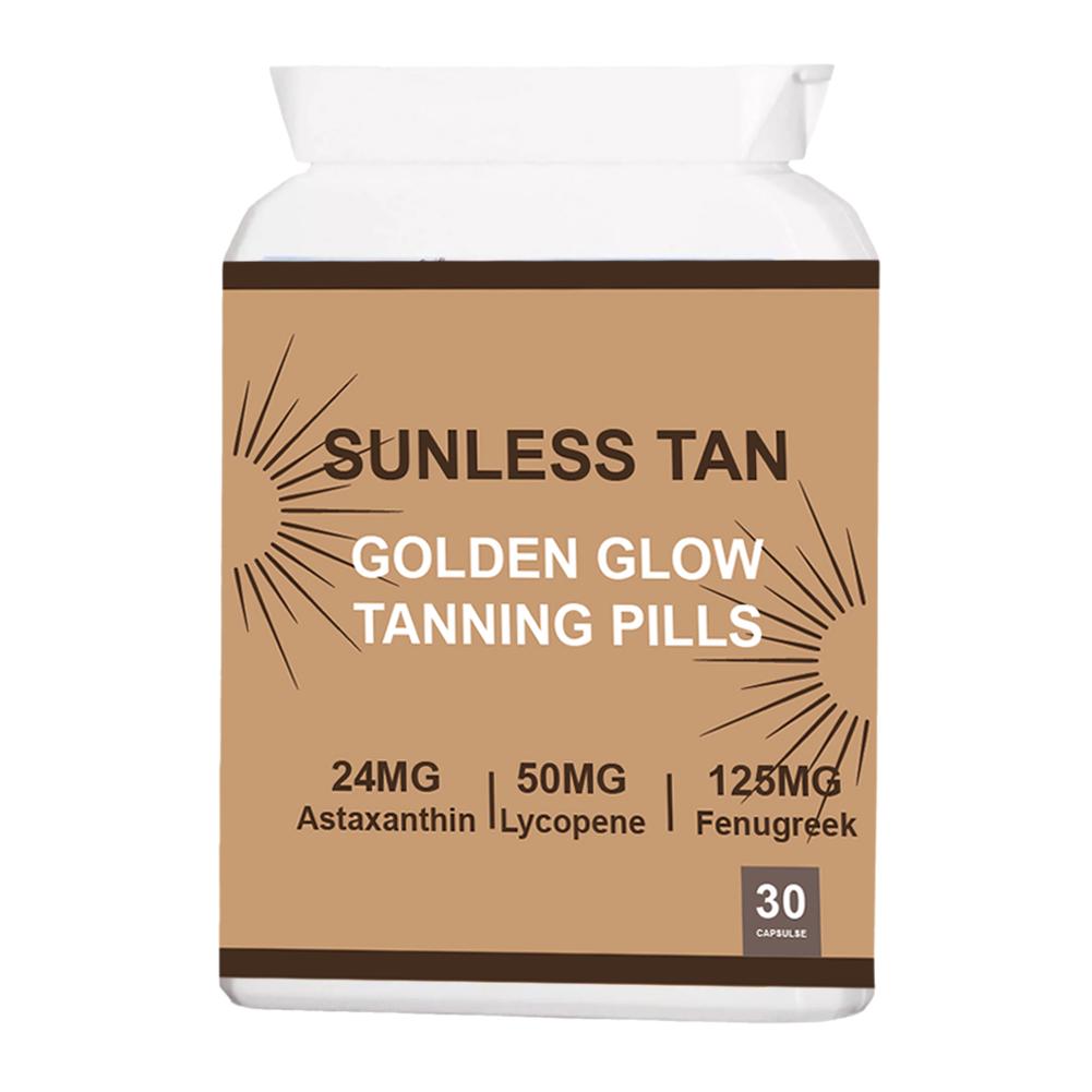 Sunless Tanning Capsules-Sunless Tan-Golden Glow Tanning Pills - 30PCS ...