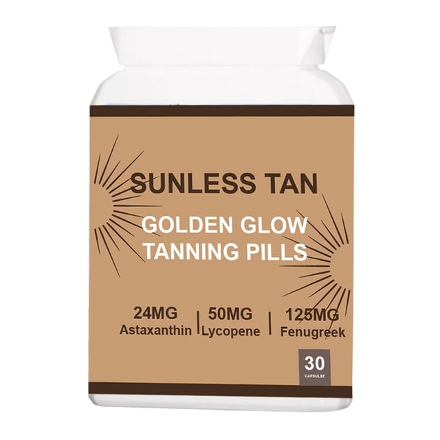 Sunless Tanning Capsules-Sunless Tan-Golden Glow Tanning Pills - 30PCS ...