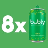 bubly Lime Sparkling Water, 12 fl oz Cans, 8 Pack - Walmart.com