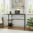 Mainstays Pierce 30 inch Tall Storage Desk, Black - Walmart.com