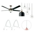 UNTERING Ceiling Fan Pull Chain 2 Pack 3.3 Feet Metal Ceiling Fan Pull ...