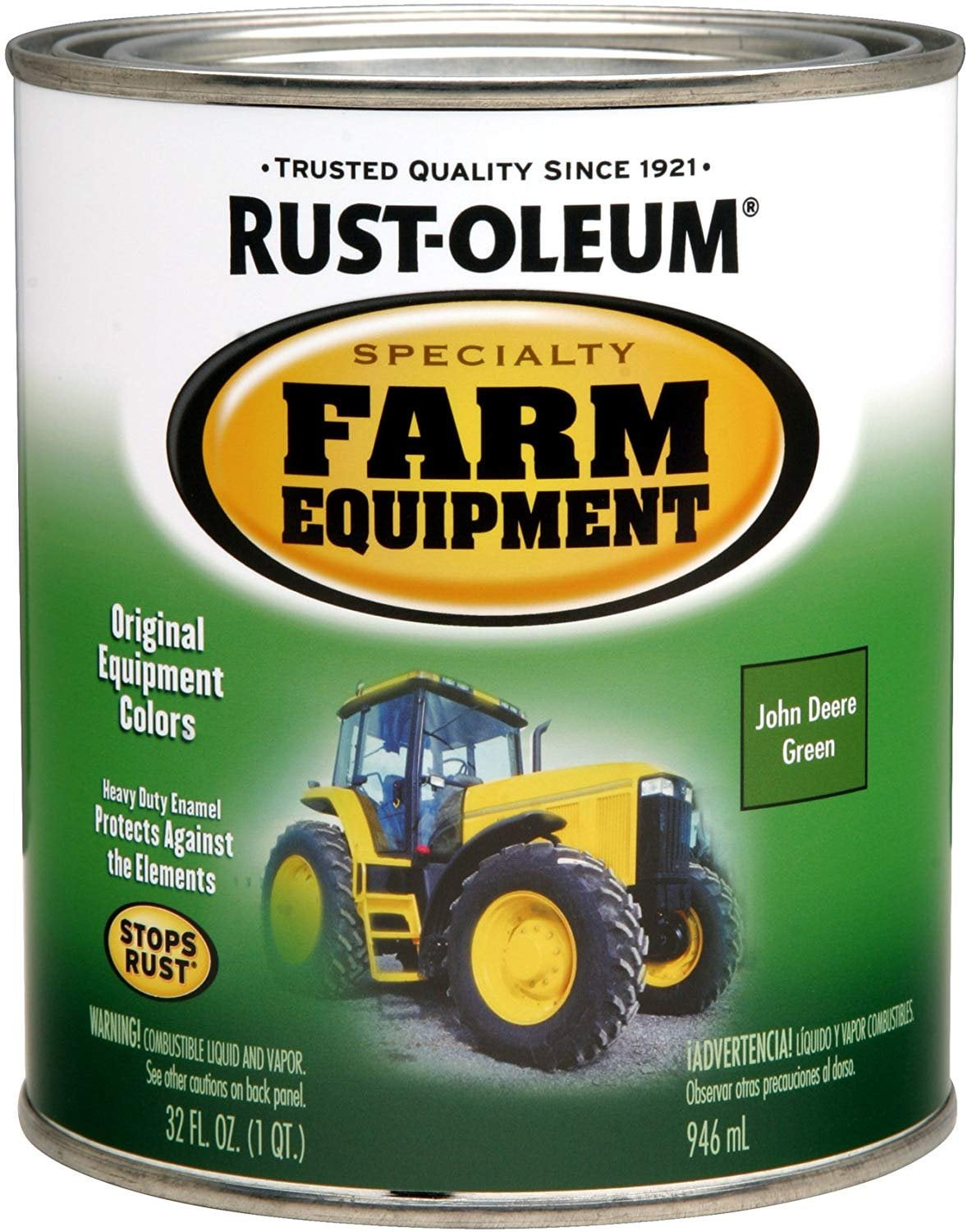 1 Quart Stops Rust Paint [Set of 2] Color: Green - Walmart.com