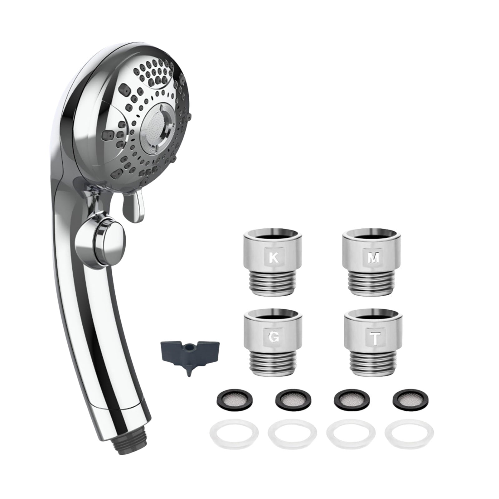 DHGDJ54G High Pressure Shower Head 6 Settings Handheld Showerhead With ...