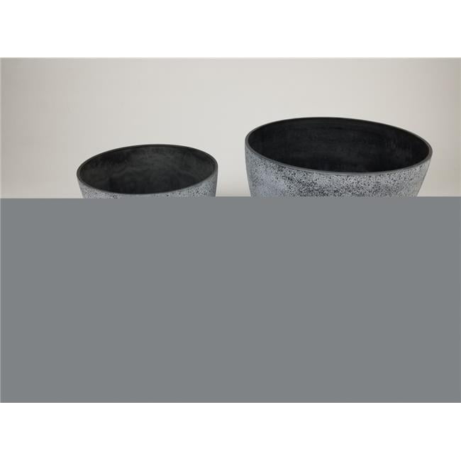 Exaco FM-Pot3G Nester Planter Set, Spackled Gray - 3 Piece - Medium ...