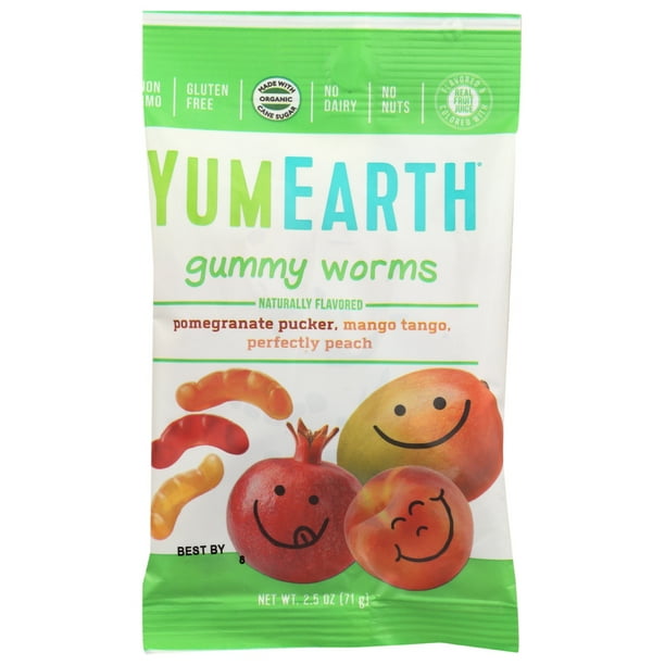 Yummy Earth Organic Worms , 2.5 Oz - Walmart.com - Walmart.com