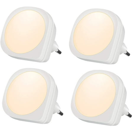 4 Pieces Led Night Light Socket With Twilight Sensor Kids Night Light ...