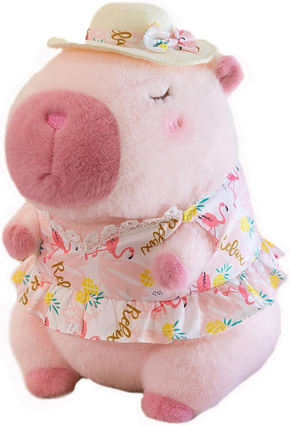 Peluche de capibara Yashi capibara rosa 10 pulgadas | Walmart en línea