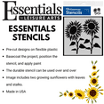 PA Essentials Stencil - Sunflowers, 6" x 6" - Walmart.com