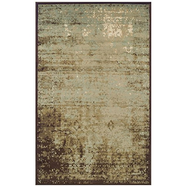 Superior Modern Afton Acid Wash Collection Area Rug, 10mm Pile Height ...
