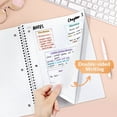 "SUNEE Spiral Notebook, College Ruled, 8"" x 10.5"", 70 Sheets, 5 Pack ...