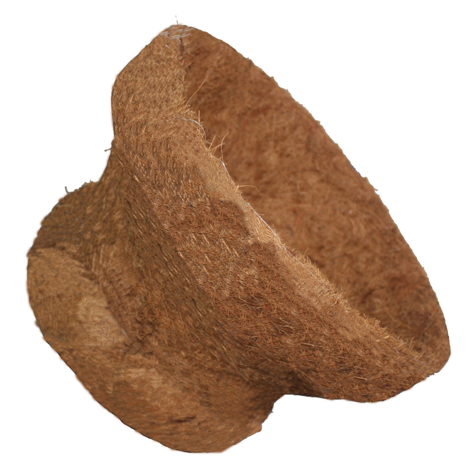 Austram 14 in. Queen Anne Parasol Hanging Planter Coco Moss Fiber Liner ...