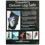 067 6 x 8 Deluxe Hidden 2-Pocket Leg Wallet, Black - Walmart.com