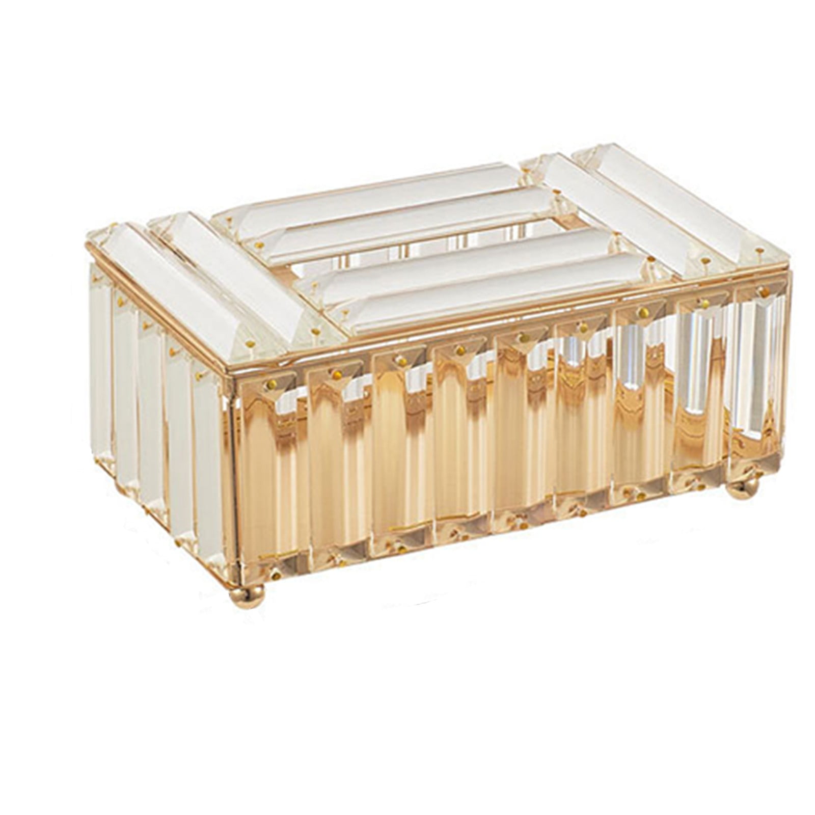 OAVQHLG3B Square Clear Crystal Tissue B-ox Cover Crystal Toliet Tissue ...