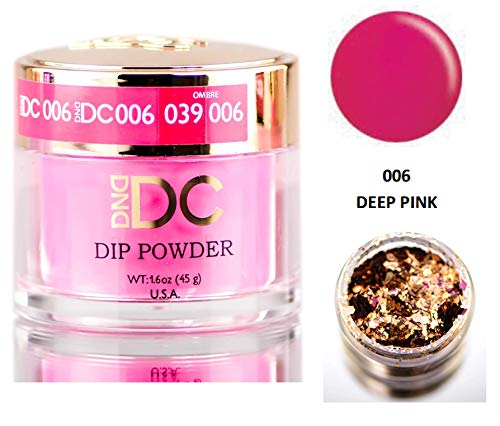 DND DC Pinks DIP POWDER for Nails 1.6oz, 45g, Daisy Dipping (with bonus ...