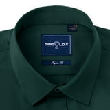 Alimens & Gentle Men's Long Sleeve Dress Shirt Stretch Stain-Resistant ...