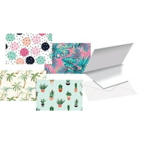 Better Office Hello Cards with Envelopes 6" x 4" Assorted Colors 100 ...