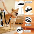 6 FT Heavy Duty Dog Leash with 2 Comfortable Padded Handles, Traffic ...