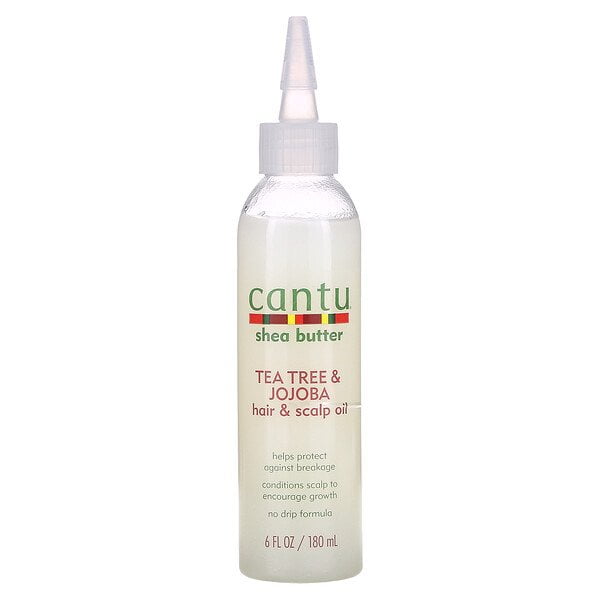 Cantu, Shea Butter, Tea Tree & Jojoba Hair & Scalp Oil, 6 fl oz (180 ml ...