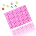 48 Cavity Small Donuts Chocolate Silicone Mold Small Biscuit Fondant ...