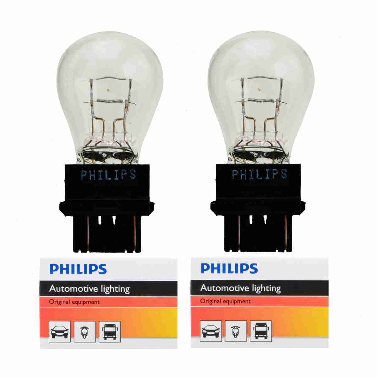 2 pc Philips Brake Light Bulbs compatible with Toyota Camry Corolla ...