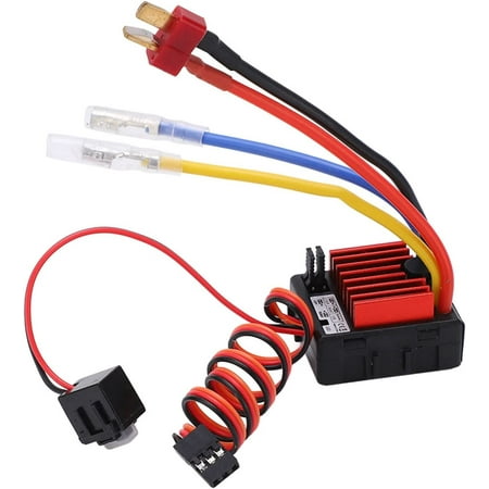 RC Car Brushed ESC,60A Brushed ESC 3A/6V BEC RC Car Electronic Speed ...