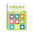 Repeatable Grooved Drawing Book Copybook, Multiple Types Basic Painting ...