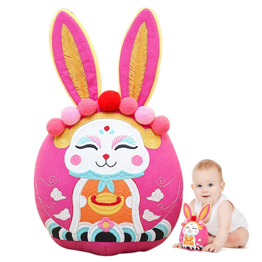Laideyi Stuffed Bunny Plush | Cute 2023 Chinese New Year Mascot Rabbit ...