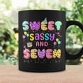 Sweet Sassy And Seven Birthday Girl Donut Family Party Decor Coffee ...