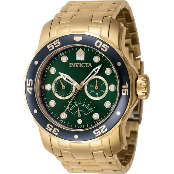 Invicta Pro Diver Men 48mm Stainless Steel Black Black Dial Chronograph ...