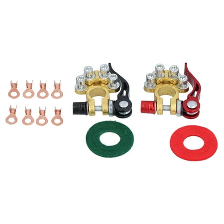 Battery Terminal, Quick Release Firm Connection Positive Negative ...