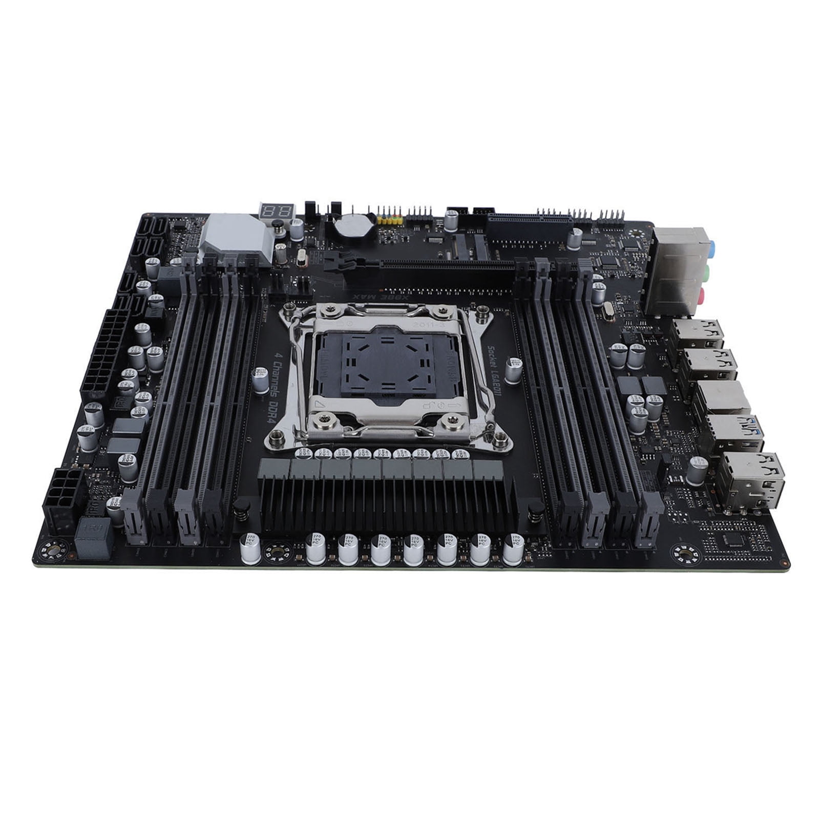 Mining Motherboard, NVME M.2 HDD Motherboard LGA 2011 for Office ...
