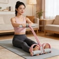 1-2PC Ankle Strap Resistance Band with Handle, TPE Resistance Band for ...
