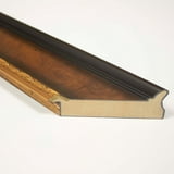 13x35 Frame Brown Walnut Gold Ornate Trim Solid Wood Plein Air Picture ...