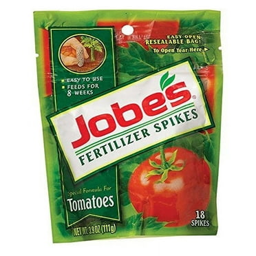 Jobe's Tomato Fertilizer Spikes, 18 Spikes - Plant Food for Fruit and ...