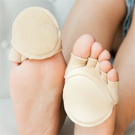 Summer Thin Toe Socks No Heel Open Toe Sweat-absorbent Anti-slip Half ...