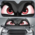 Orange Yellow-Sunshades Reflector Anti UV Protector Evil Eyes Custom ...