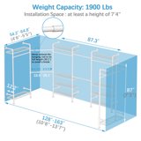 Timate U3 U Shape Garment Rack , Expandable Industrial Pipe Clothing ...