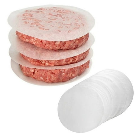 Surrme Burger Patty Paper Round 4.5 Inch Set of 500 Non Stick Patty ...