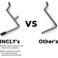 INCLY Pegboard Hooks Set for Hanging Tools, Heavy Duty Peg Hook Hanger ...