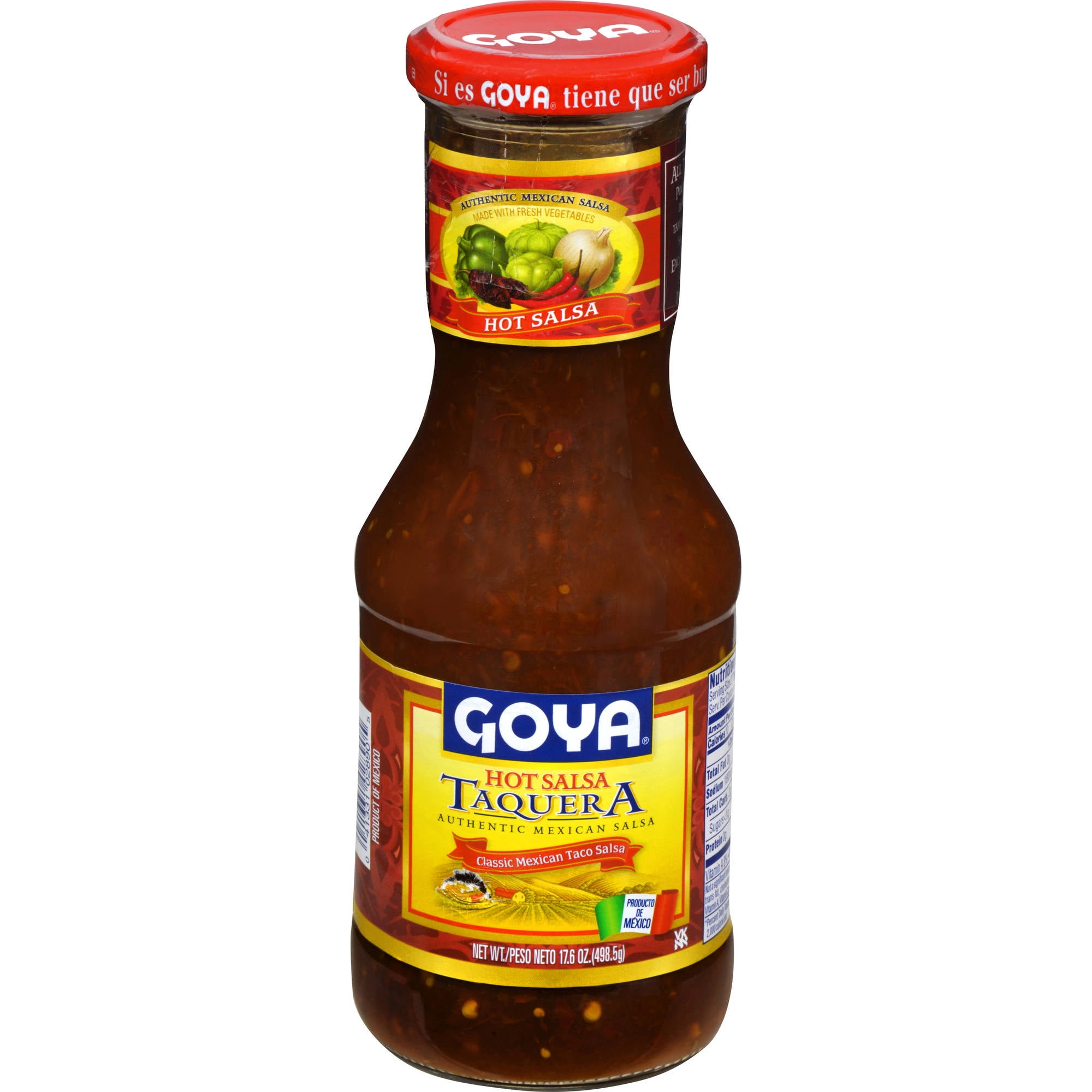 Goya Taquera Hot Salsa, 17.6 oz - Walmart.com