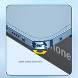 Aluminum Alloy iPhone 13 Mini Case - Matte Black, Shockproof, Scratch ...