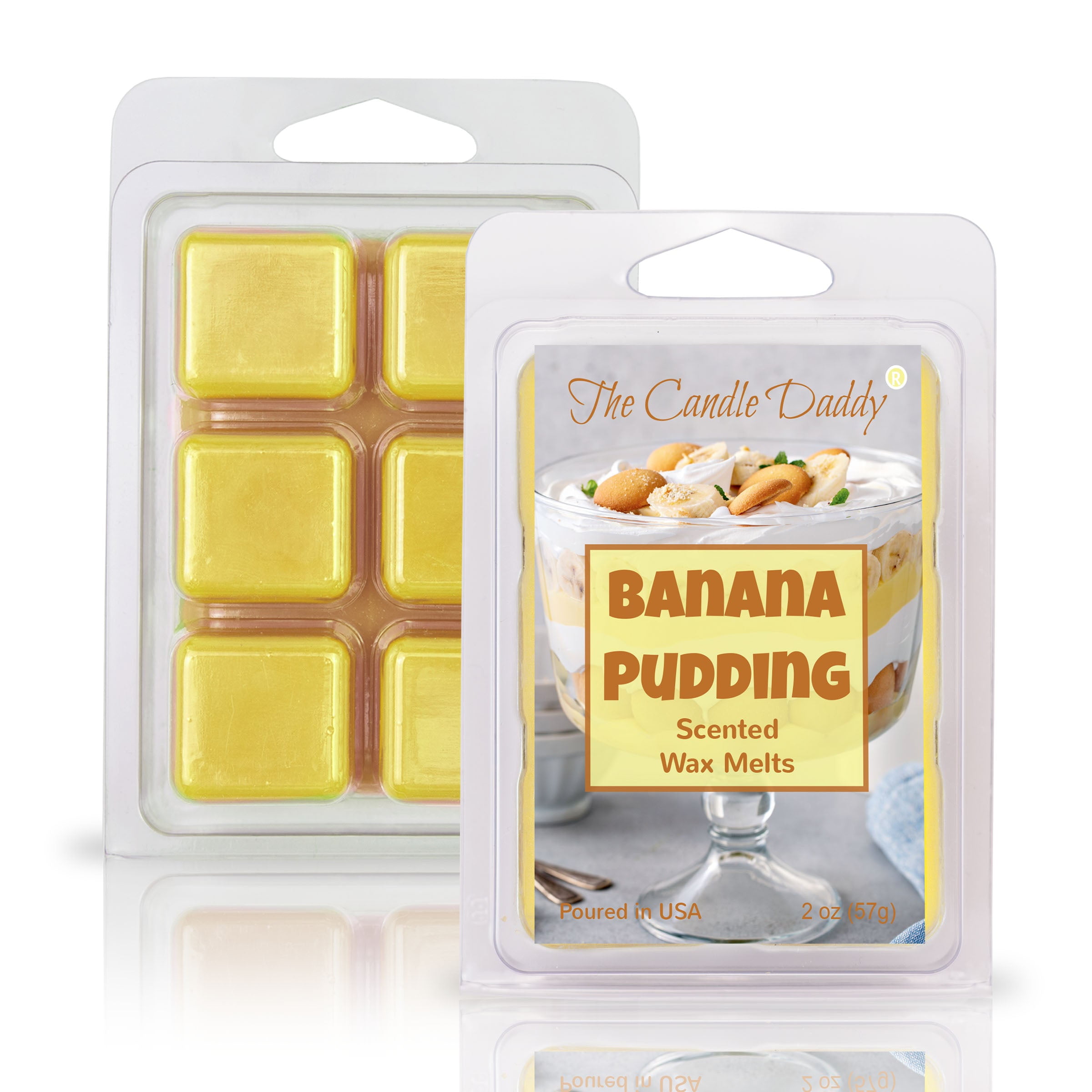 Banana Pudding - Sweet Banana Pudding Scented Wax Melt - 1 Pack - 2 ...