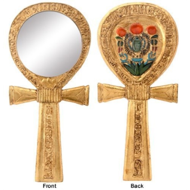 ankh egyptian mirror collectible egypt god religious symbol figure ...