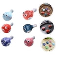 6 PCS Fashion Ceramic Chopstick Stands Spoon Fork Rests Pufferfish ...