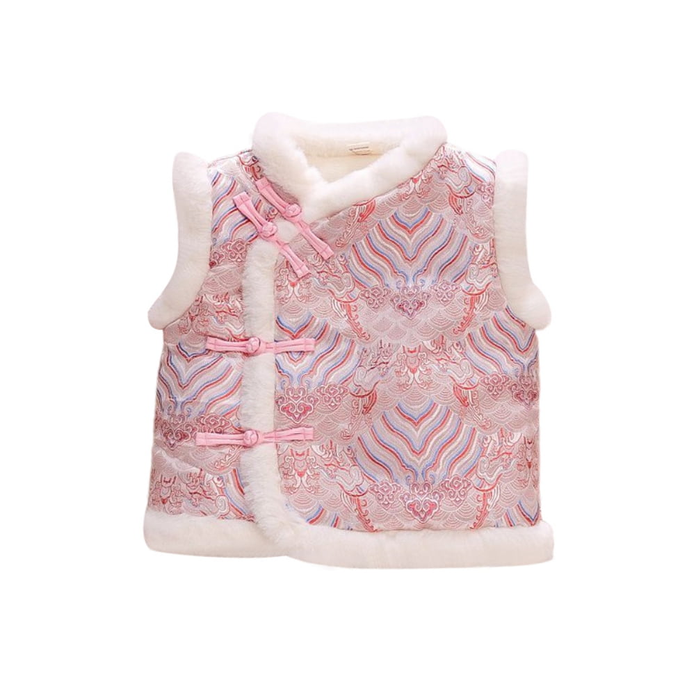 URMAGIC 1-7 Years Toddler Girl Boy Fleece Vest Coat Chinese New Year ...