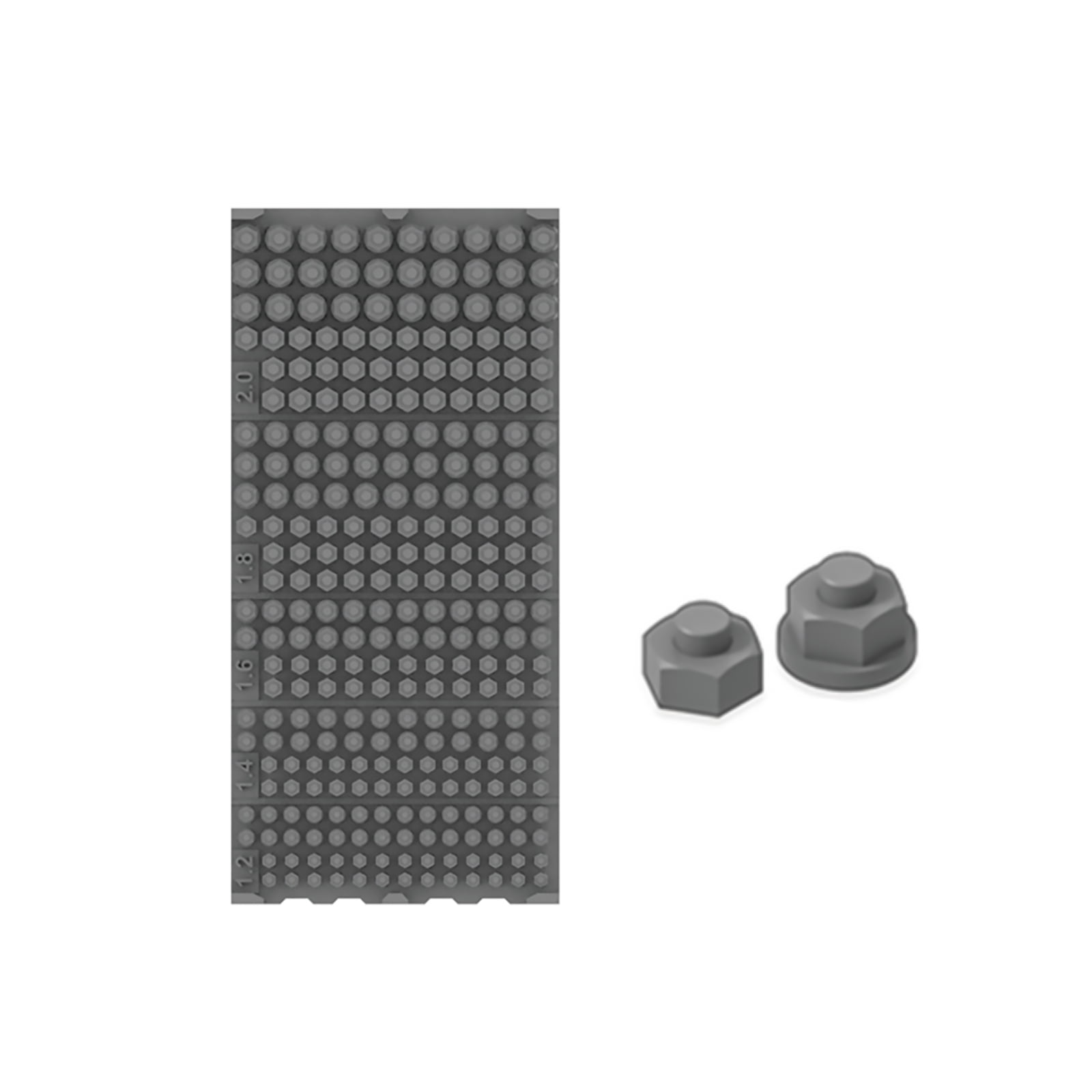 1 Set Screw Rivet Assorted Kit Model Rivets Screw Rivets Nail Rivet ...
