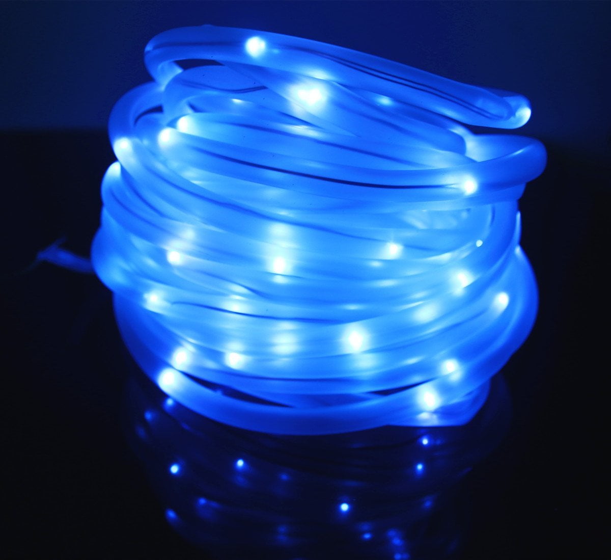 Perfect Holiday 20 LED Tube String Light Battery Operated - Blue ...