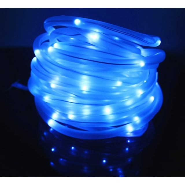 Perfect Holiday 20 LED Tube String Light Battery Operated - Blue ...