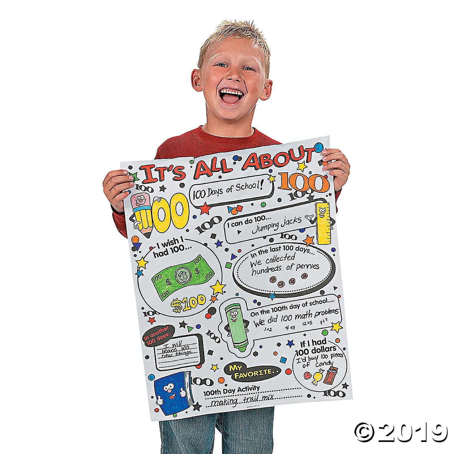 100 Days Of School Poster Board Ideas